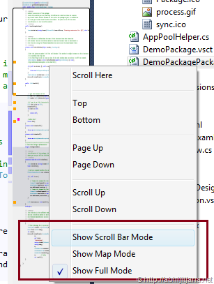 Track Changes and Advance Scroll Mode in Visual Studio 2010 – Abhijit's ...